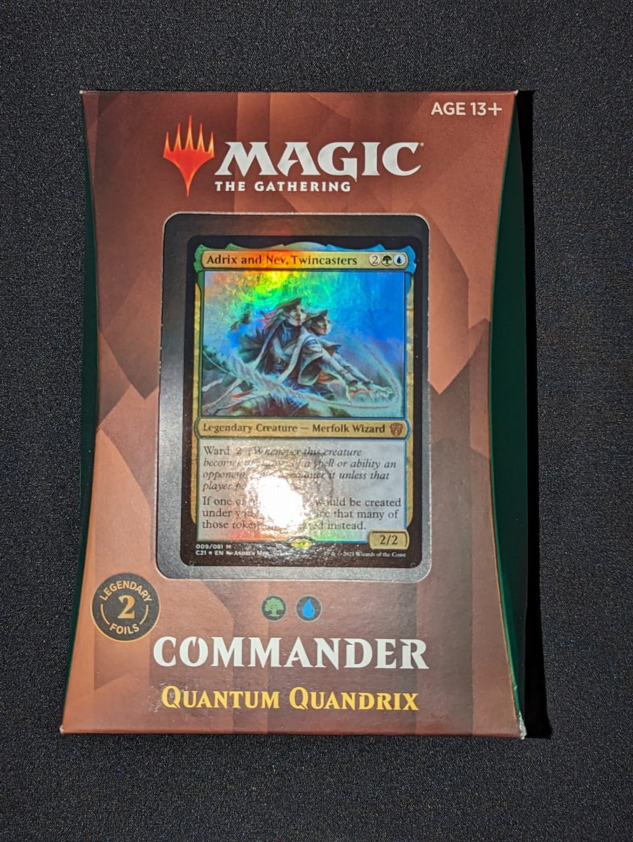 Commander 2021 Deck - Quantum Quandrix – MTGMoxBox